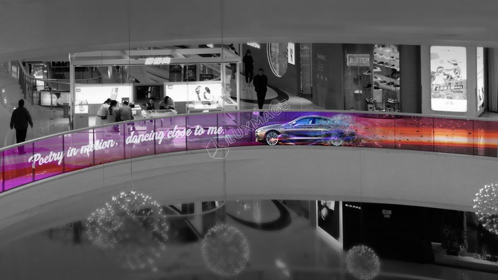 What is a glass LED screen? Related to transparent LED display?